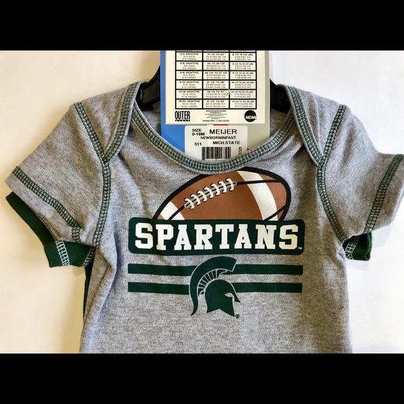 One Pieces | Nwt Michigan State Fan 2 Onesies | Poshmark
